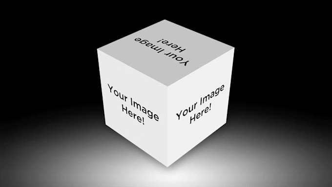 Spin your graphic on a 3d cube by Lextasy | Fiverr