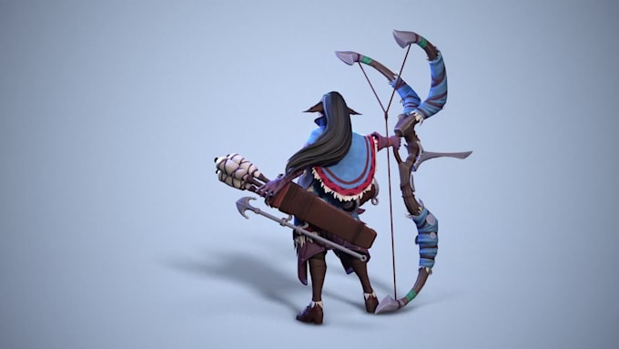 Make realistic 3d game character modelling 3d game model character ...