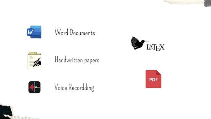 Turn your document or handwritten notes into a latex pdf by Douaema ...