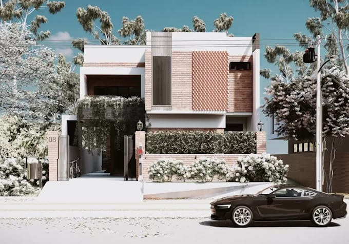 Make modern realistic architecture renders by Yahyakhan4 | Fiverr