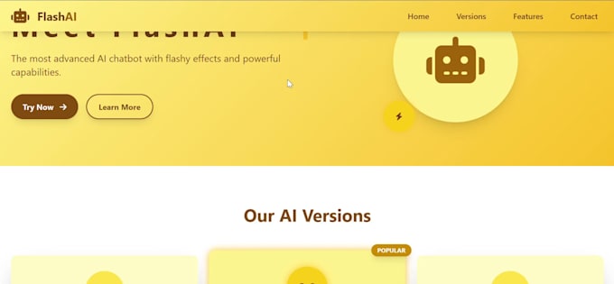 Create a responsive and modern website using html, css, and javascript by Ahmadisthebest | Fiverr