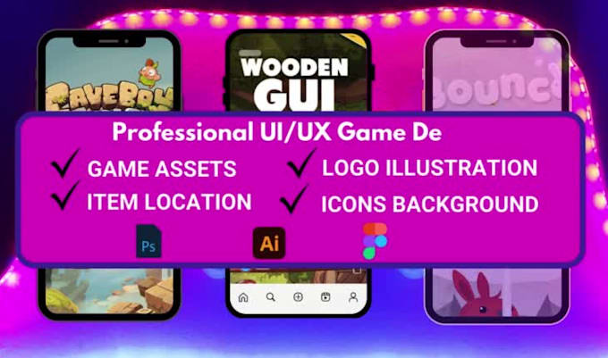 Create professional game ui ux design, stunning hud, menus, icons for your game by Halkin93 | Fiverr