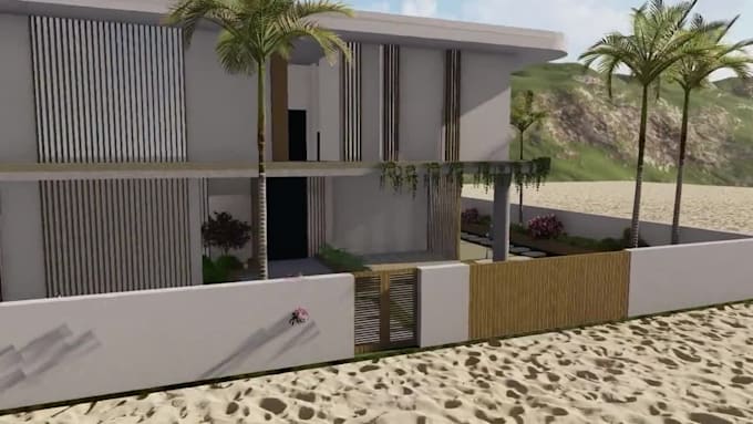 Model, render architectural realistic 3d interior and exterior ...