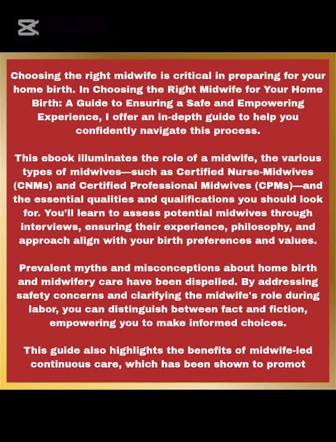 Provide expert guidance on reproductive health and maternity care by ...