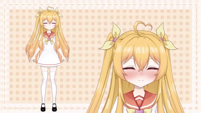 Create 2d vtuber model, live2d vtuber model, 2d rigging, 2d anime for ...