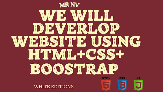 Be Your Front End Web Developer In Htmlcss Boostrap By Navodhimsara Fiverr