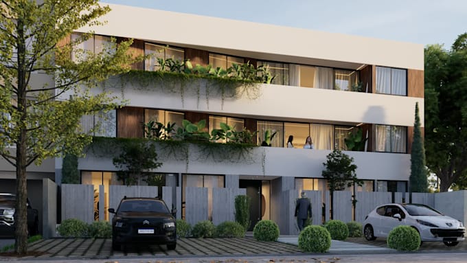 Realistic and professional exterior render by Cstudiocad | Fiverr