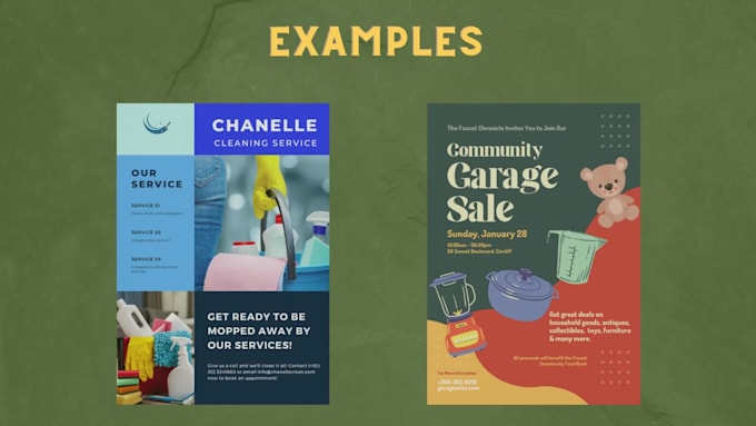 Design a professional business handout flyer and brochure by ...