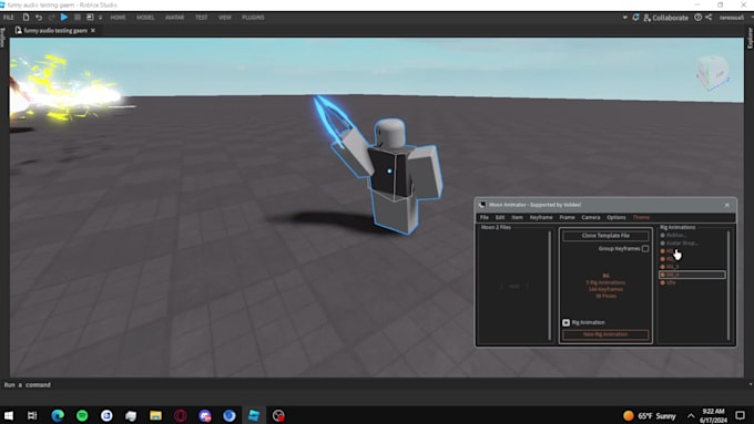 Make animations for your roblox game by Abotlol | Fiverr