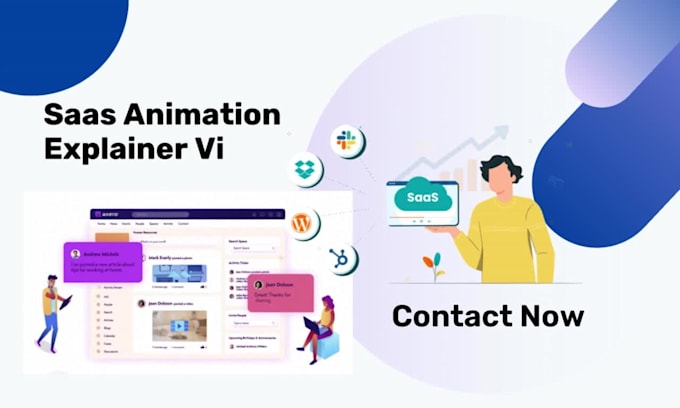 Saas product video, saas software explainer, saas animation explainer ...