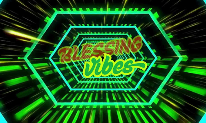 Do vj loop dj visual logo animation seamless glitch led wall concert ...