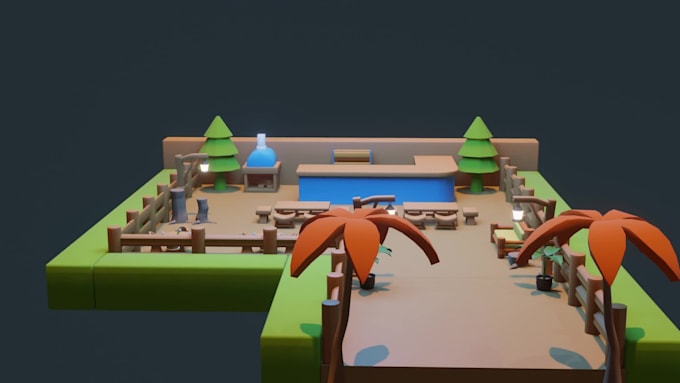 Create 3d game assets and props by Zahidh03 | Fiverr