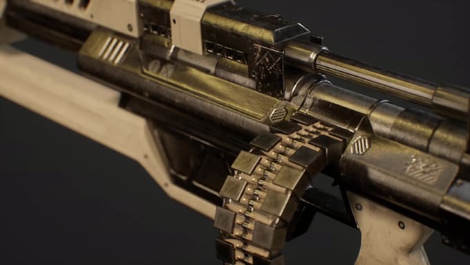 Create game ready weapon 3d models by Berriebert | Fiverr
