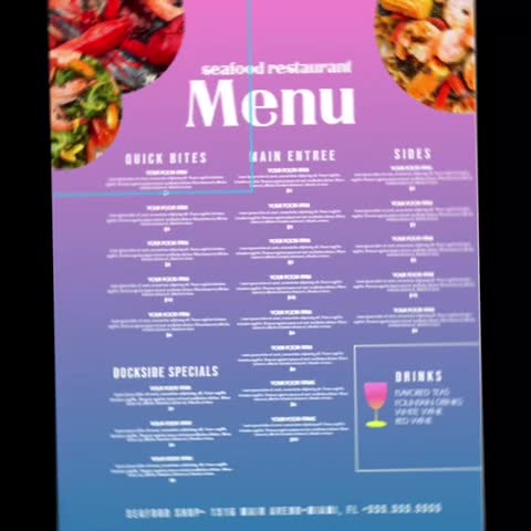 Design digital menu asian food for your restaurant,brochure,flyer by ...