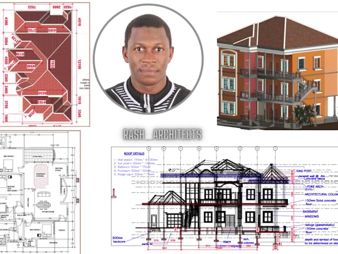 Draw your architectural 2d floor plan and detail drawings using ...