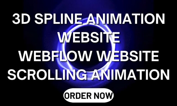 Do 3d spline animation website scrolling animation spline 3d shopify ...