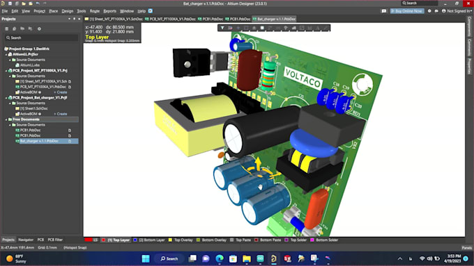 Design 3 pcb single layer in altium designer by Yonesgholamali | Fiverr