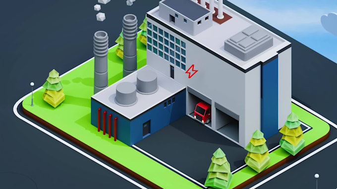 Create an individual 3d isometric animation video by Immersive_ | Fiverr