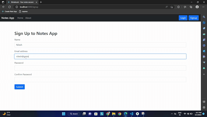 Develop Responsive Web Applications With Nextjs Tailwind Css And Mongodb By Nileshdeore26 Fiverr