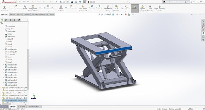 Do 3d technical model mechanical design via solid works application by ...