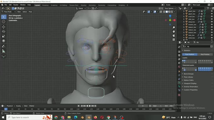 Rig your 3d character in blender by Shkshan | Fiverr