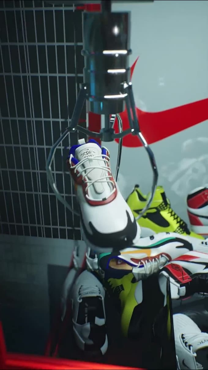 Create 3d shoe animation 3d footwear design 3d cgi animation product ...