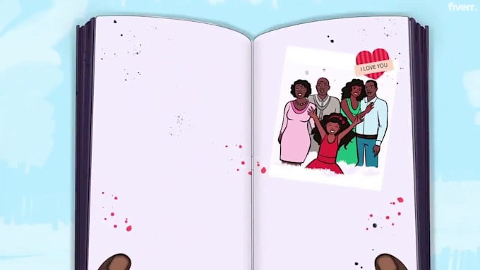 Design animated kids flip storybook teaser, children book trailer or ...