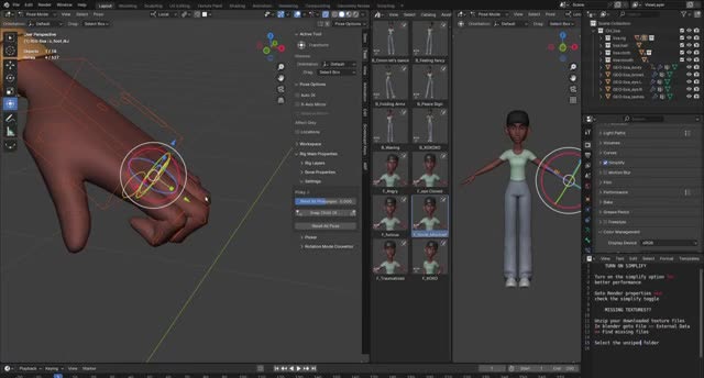 Daz3d rig, manual rig,blender rig3d for ue5, animate, maya, arkit52 ...