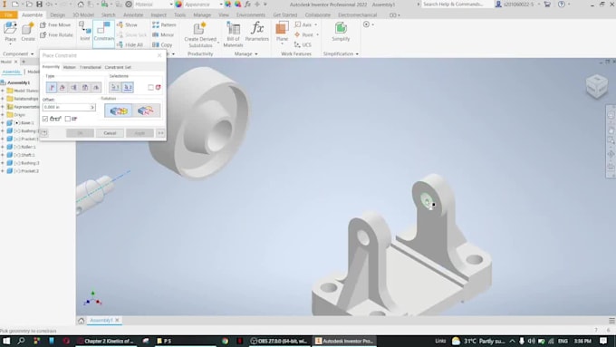 3d design via autocad and inventor besides i am good at c and python ...
