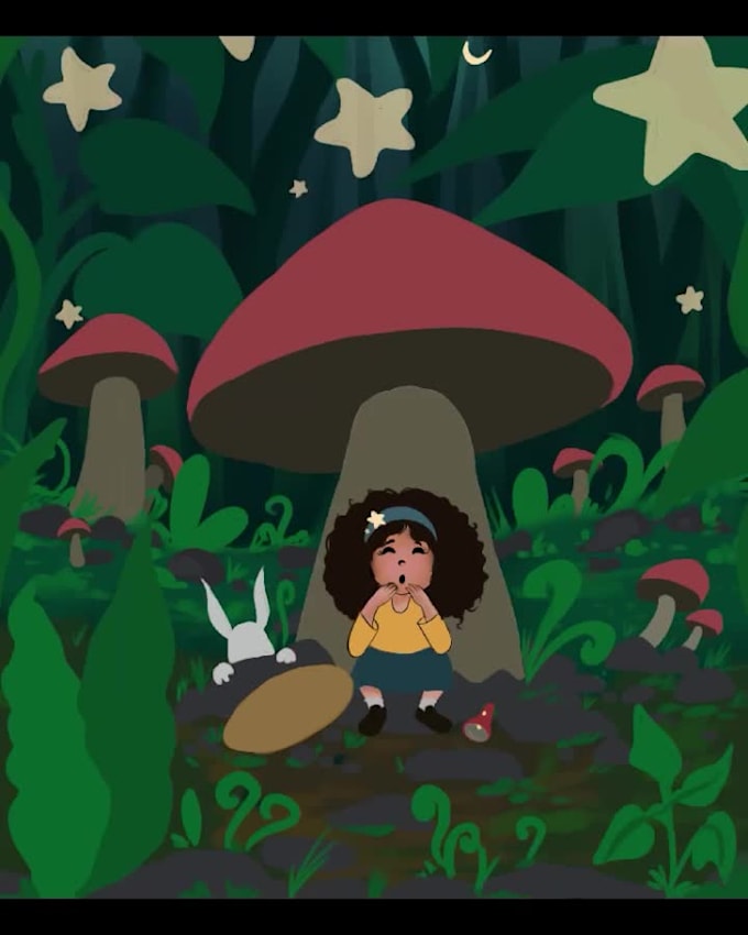Draw a fantasy children book illustration by Sharadinduguin | Fiverr