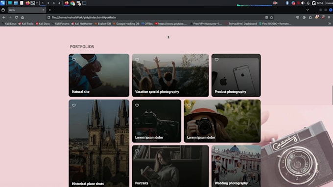 Create a profesional portfolio web app for your business by ...