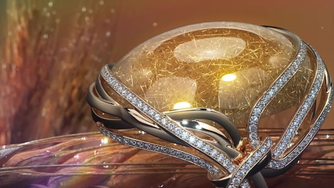 Render realistic 3d jewelry animation, 3d jewelry cad design, 3d ...