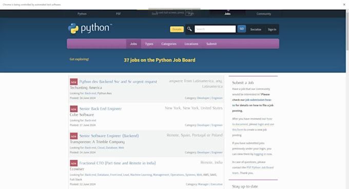 Create a python script for web automation by Marijanzr | Fiverr