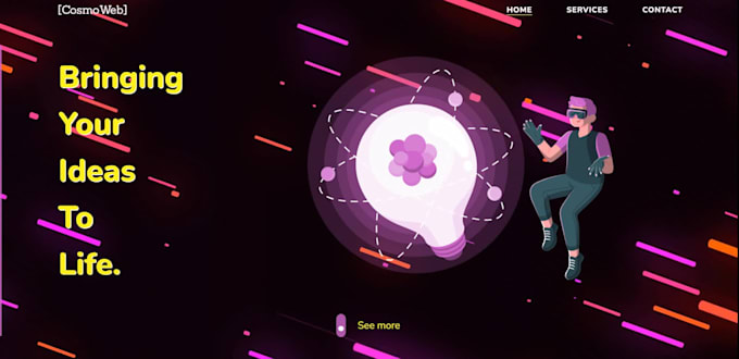 Build modern website using react by Cosmowebdigital | Fiverr