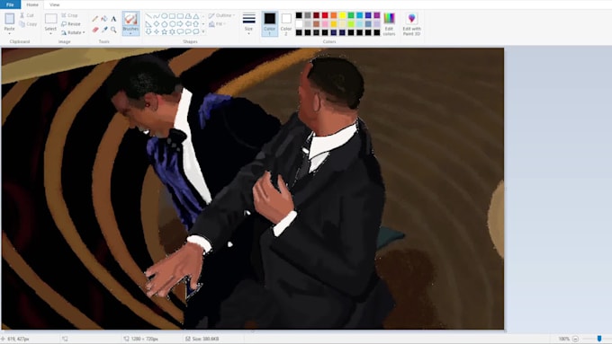 Recreate any photo on ms paint by Ryanntot | Fiverr