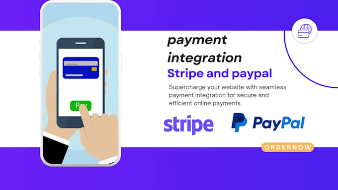 Integrate paypal or stripe payment gateway to your website by Mirzabilal7 | Fiverr