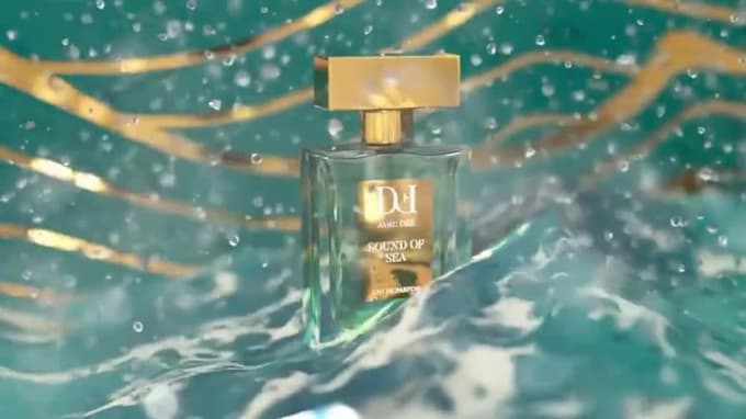 Render realistic 3d perfume bottle model cgi fragrance 3d perfume ...