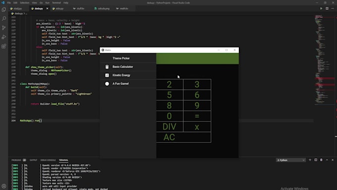 Make you a kivymd app by Programmerbirdy | Fiverr