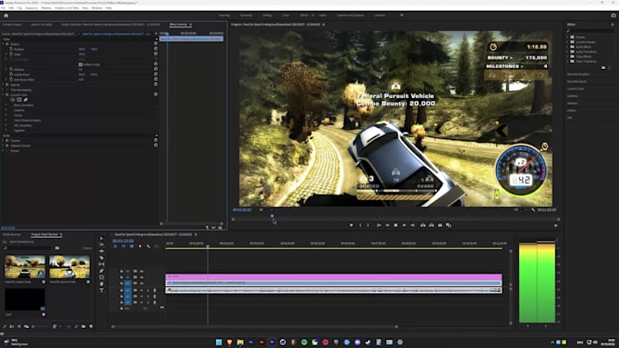 Edit any video complete with effects and music plus small requests ...