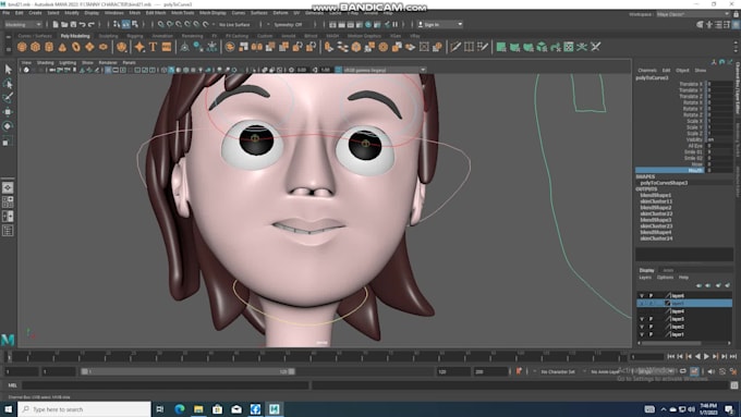 Create 3d character modeling with 3d rigging for game by Enggrahmanmanik | Fiverr