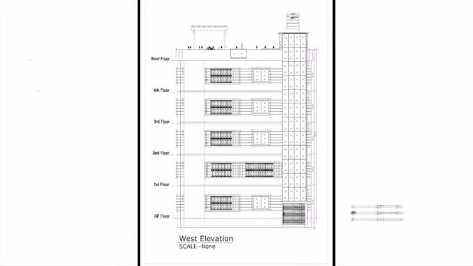 Draw and design 2d floor plan, elevation, section and others by Ar_easin_arafat | Fiverr