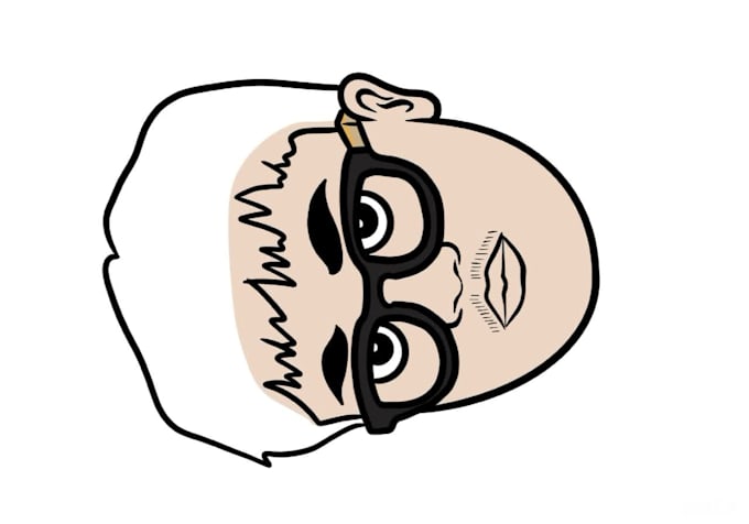 Draw cartoon illustrations portrait from your face by Sondja | Fiverr