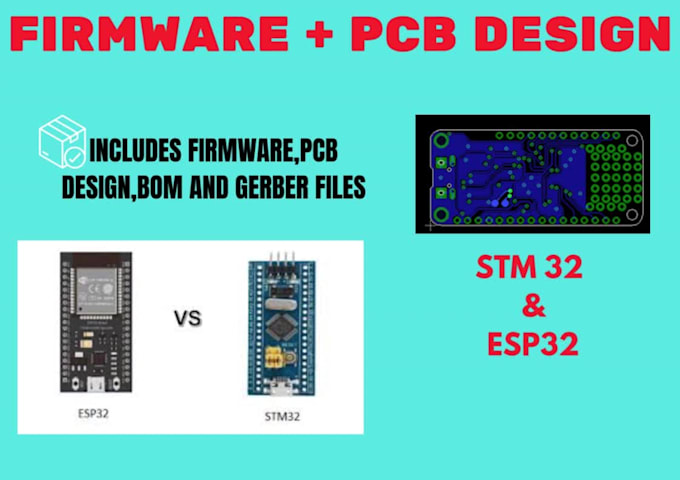 Develop firmware and pcb design for your stm32, esp32 device by Eng_lewis | Fiverr