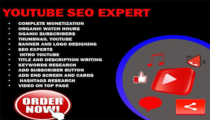 Complete monetization with logo, banner, thumbnail designing by ...