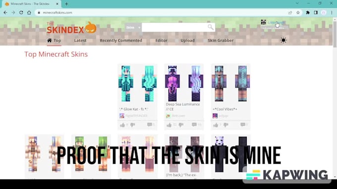 Make minecraft skins for you by Ulterreign1 | Fiverr