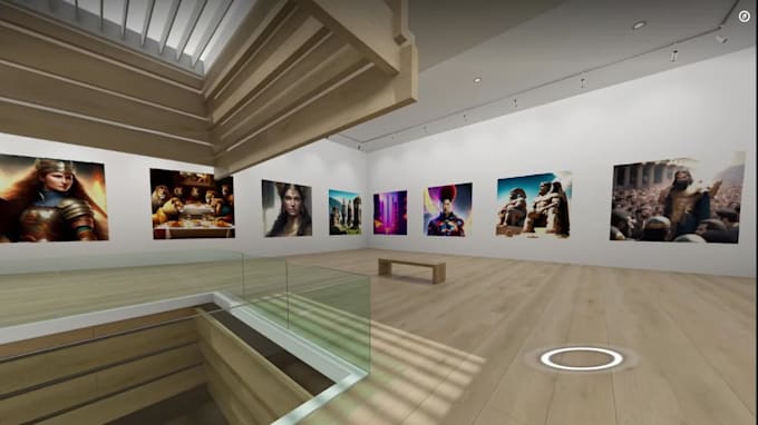 Create your own virtual art gallery by Interactive_ar | Fiverr