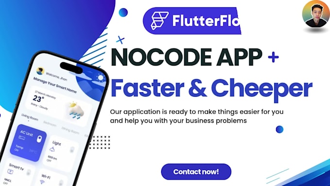Create an android app with flutterflow and nocode by Milioncer | Fiverr