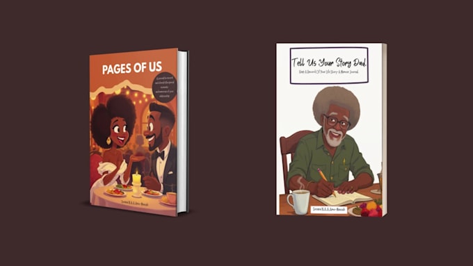 Create a beautiful animated book cover for your journals by Araba0810 ...