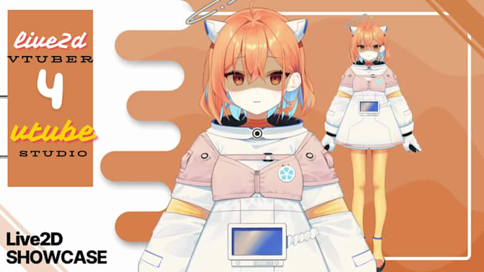 Create and rig 2d vtuber model,vtube character, vtuber rigging, vtube ...