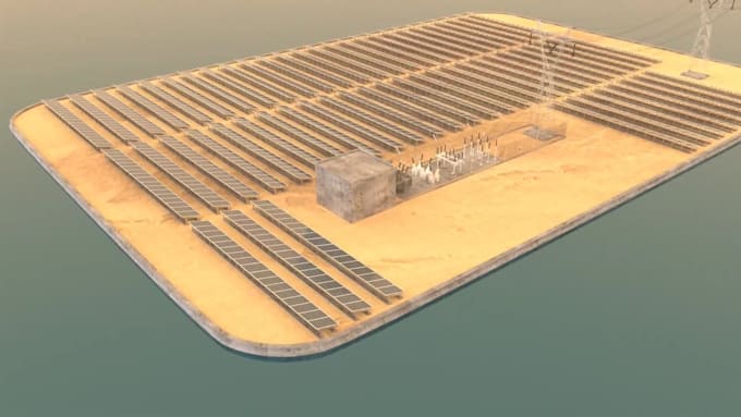 Create 3d animation for solar, wind, and renewable energy systems by ...